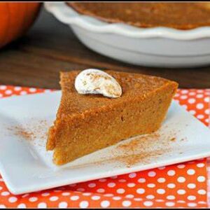 100 Calorie Pumpkin Pie - The Sweat Effect